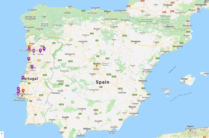 Lisbon to Porto drive: An 8 day road trip itinerary in Portugal